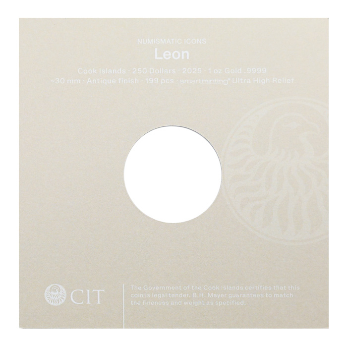 Gold Coin Numismatic Icons - Leon 1 Oz 2025 Antique Standard | Zlaťáky
