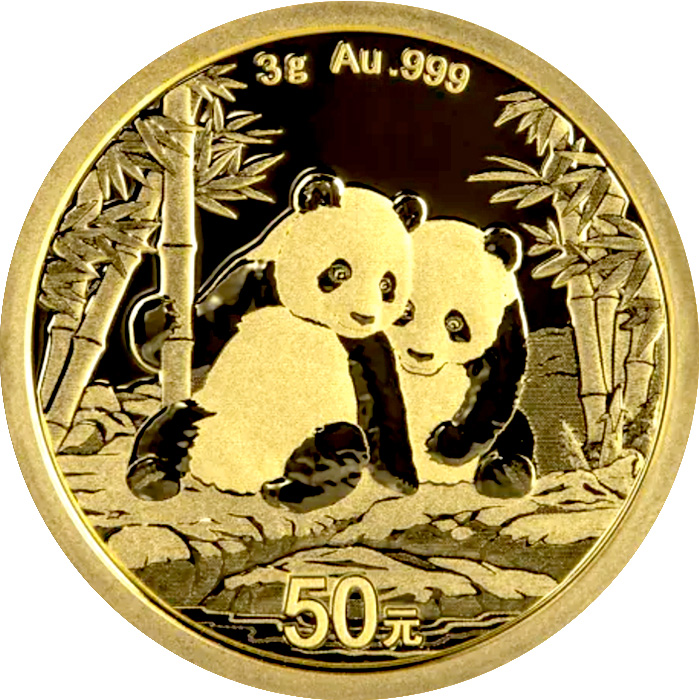 Arany befektetési érme Panda 3g 2026 | Zlaťáky